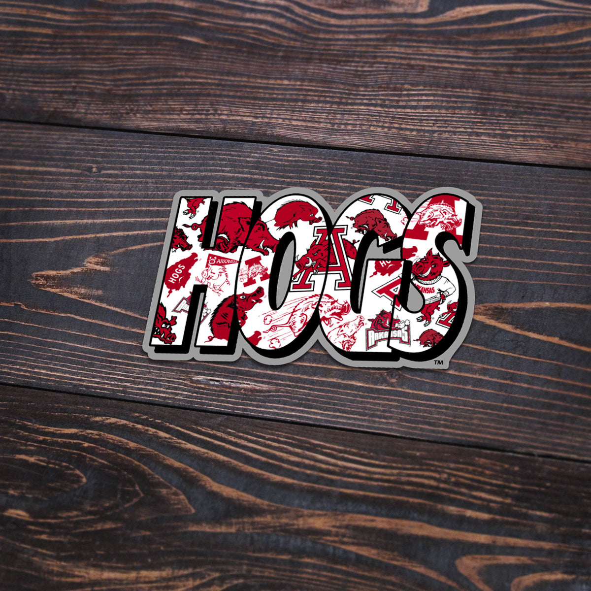 Hogs Multi Logo Sticker – Southern Trend